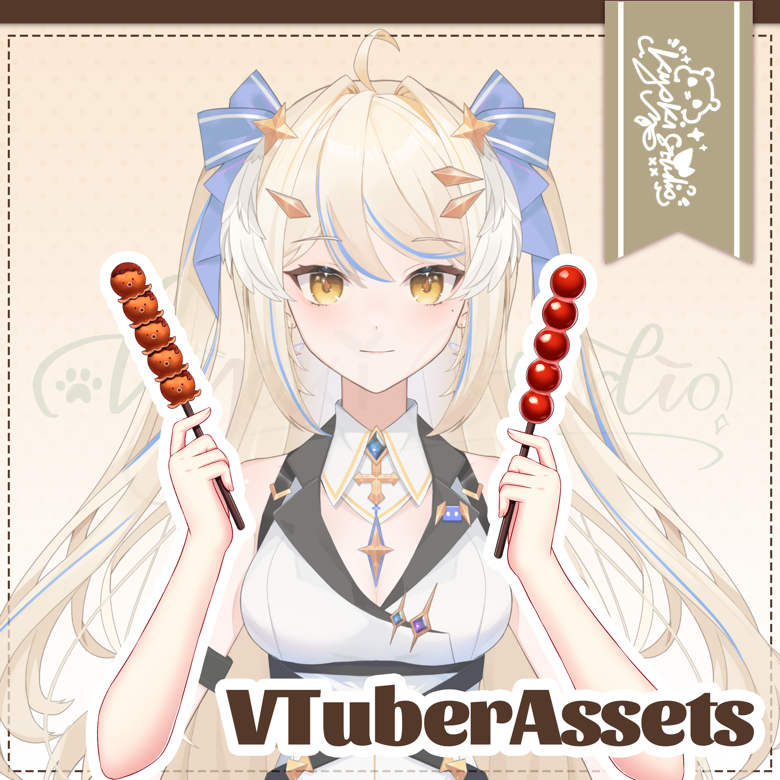 Post 187: artist:kyokistudio asset food food_on_a_stick kebab live2d sugar_calabash takoyaki ...